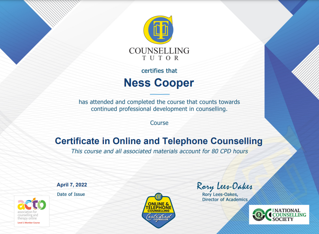 Ness Cooper Sex and Relationship Expert - Ness Cooper